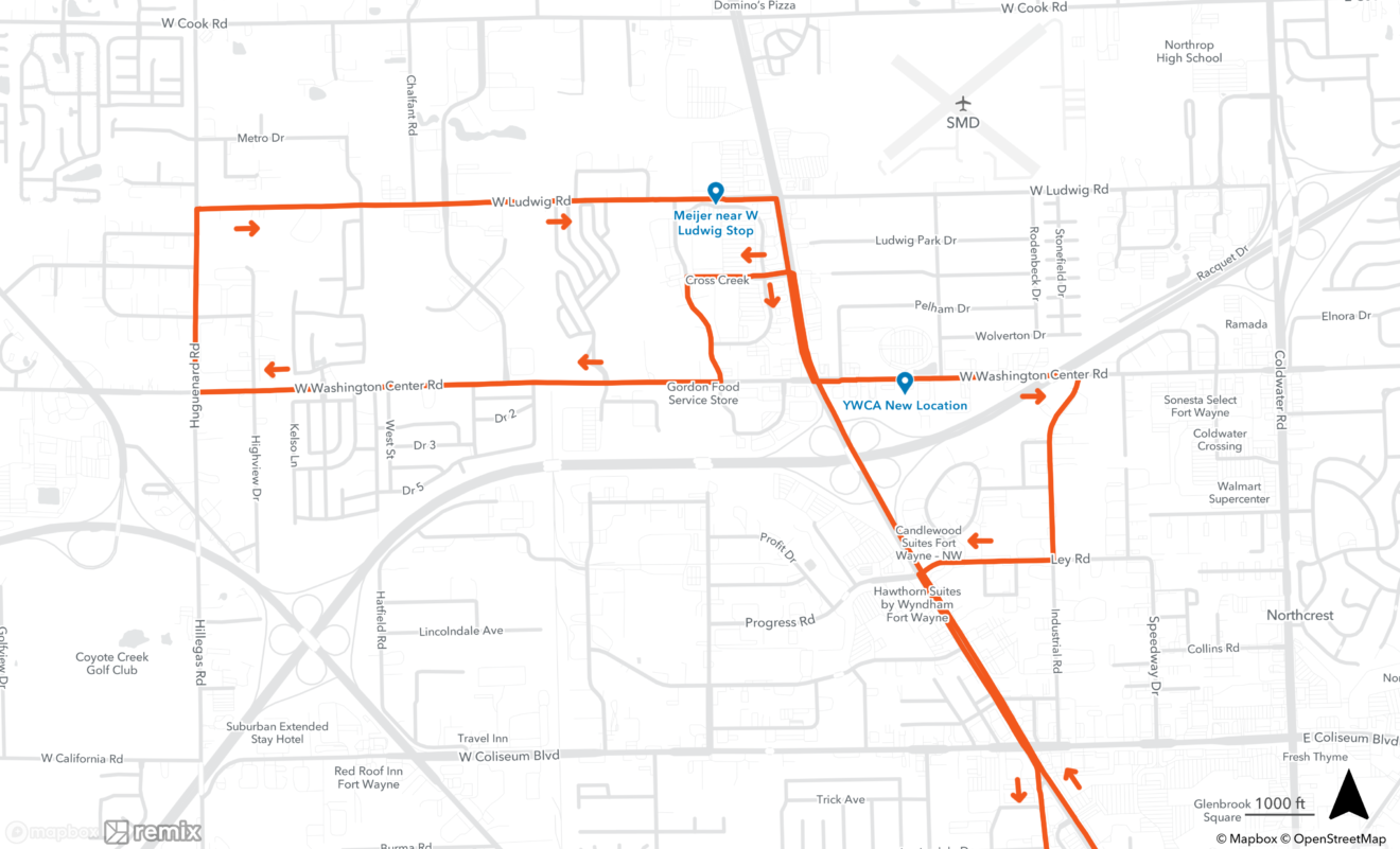 Citilink Announces Route Stop at New YWCA Northeast Indiana Headquarters - Citilink